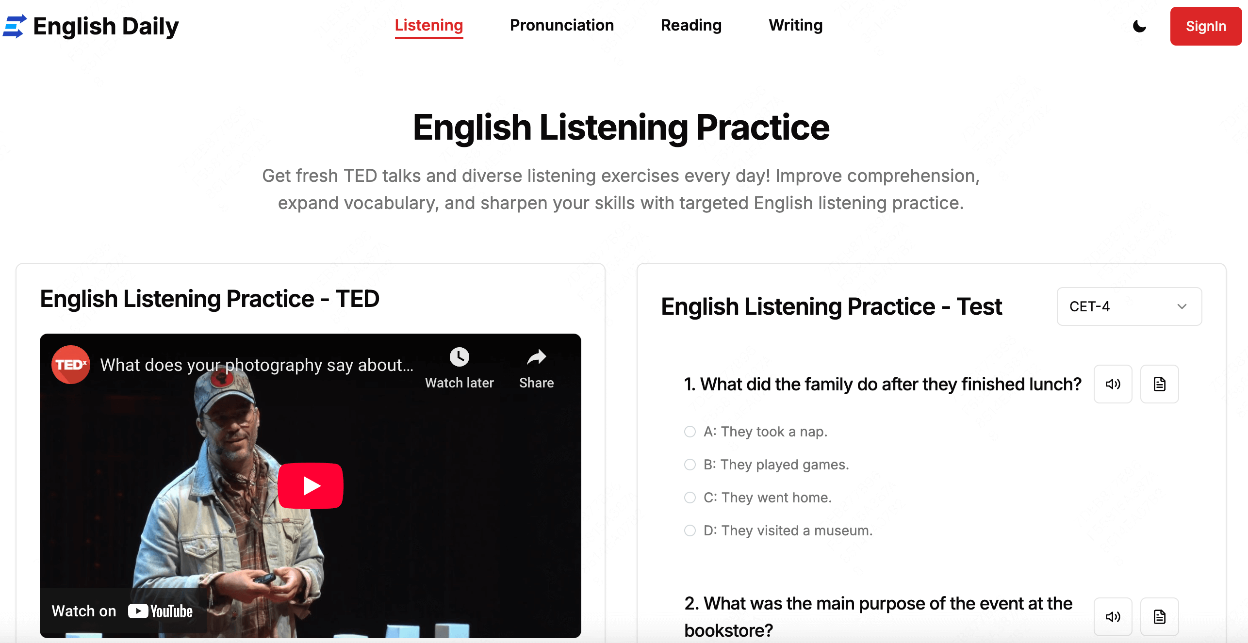 English Listening Practice | English Daily